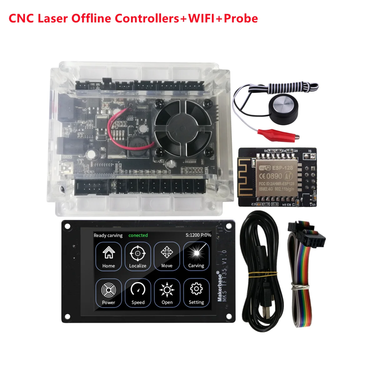 CNC 3018 PRO 3020 MAX OFFLINE controller cnc breakout board control ...