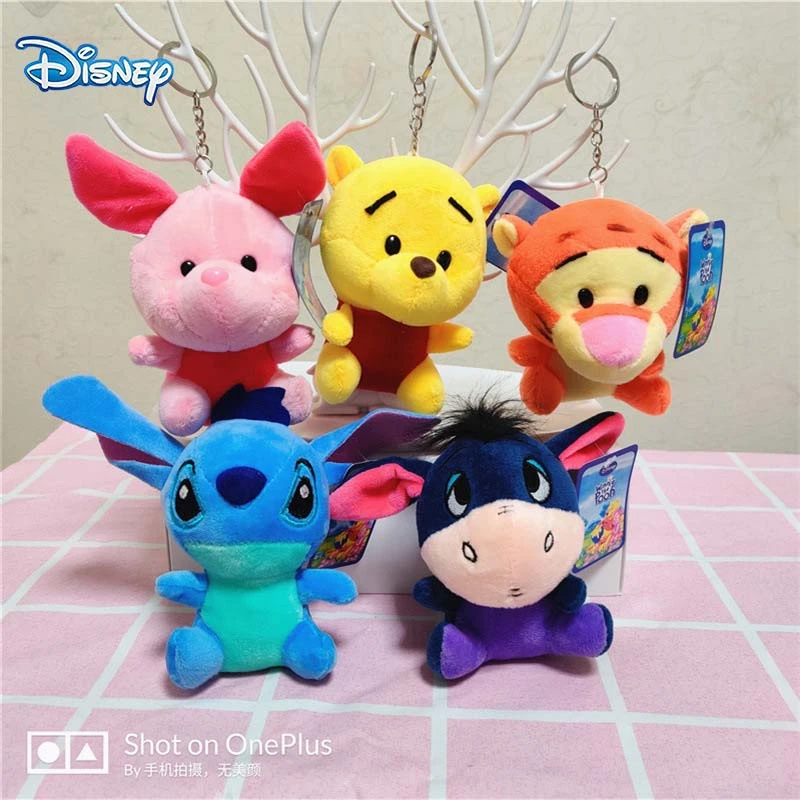 LLavero de peluche de Disney Pig Winnie Pooh Stitch Piglet Tigger ...