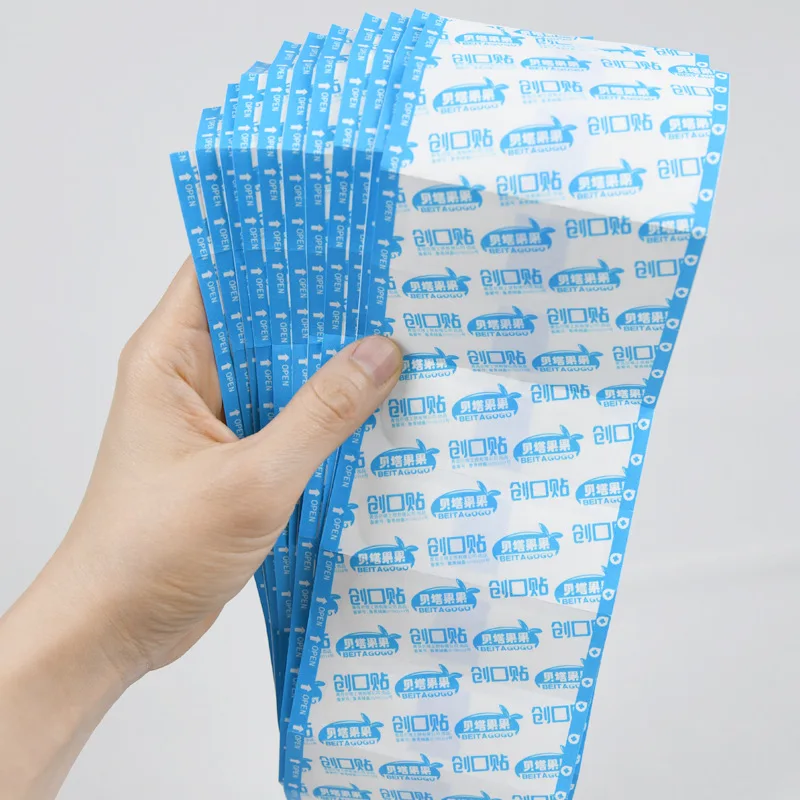 120pcs Waterproof Breathable Plaster Wound Hemostasis Sticker Band Aid ...