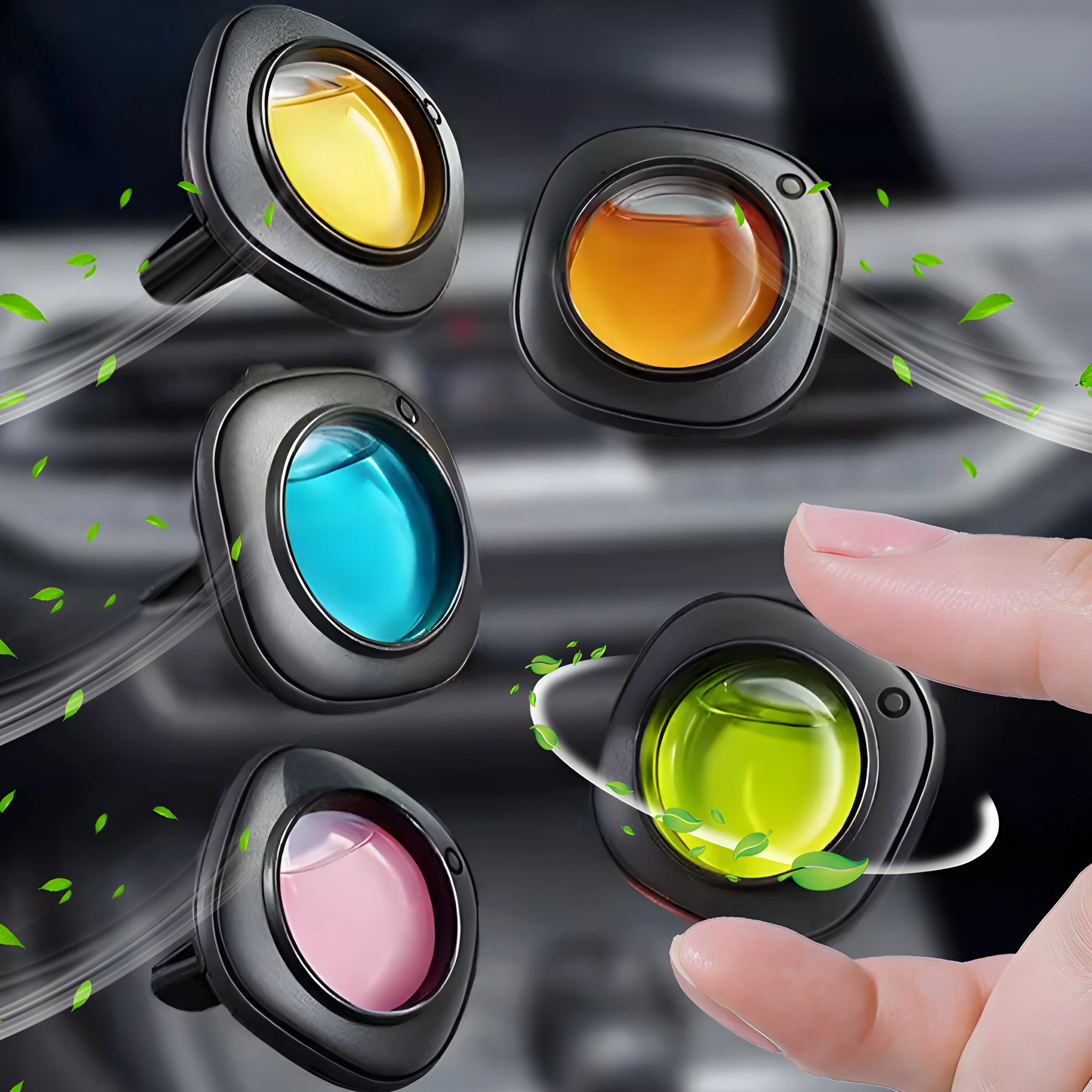 Car-Fragrance-Auto-Air-Outlet-Aromatherapy-Clip-Deep-Purification-Air ...