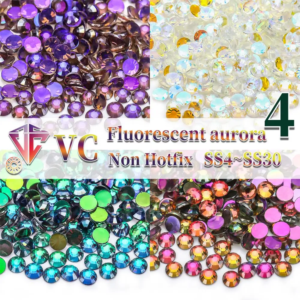 VC-Aurora-Phantom-Green-Shine-Rose-Shine-SS4-SS30-Glass-Rhinestones ...