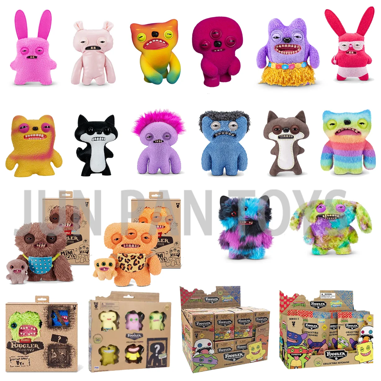 Original Fuggler Funny Ugly Monster Hairy Fugg Double Trouble Pet ...