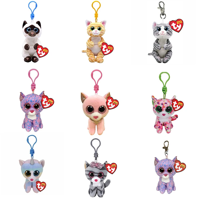 9cm-Ty-Beanie-Big-Eyes-Small-Pendant-Keychain-Clips-Mini-Stuffed-Plush ...