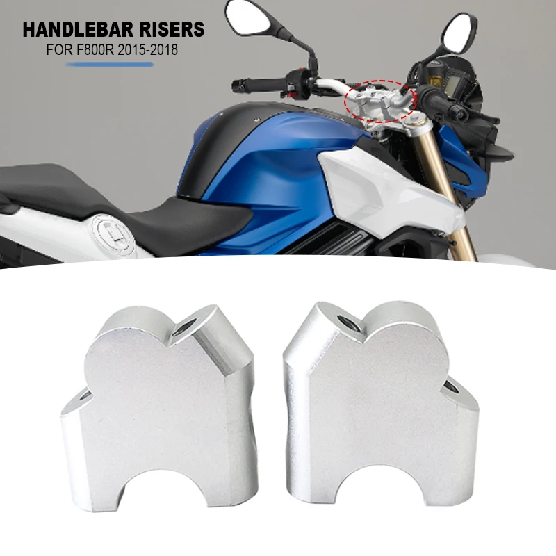 F800R Motorcycle CNC Aluminum Handlebar Heightening Riser Bar Clamp ...