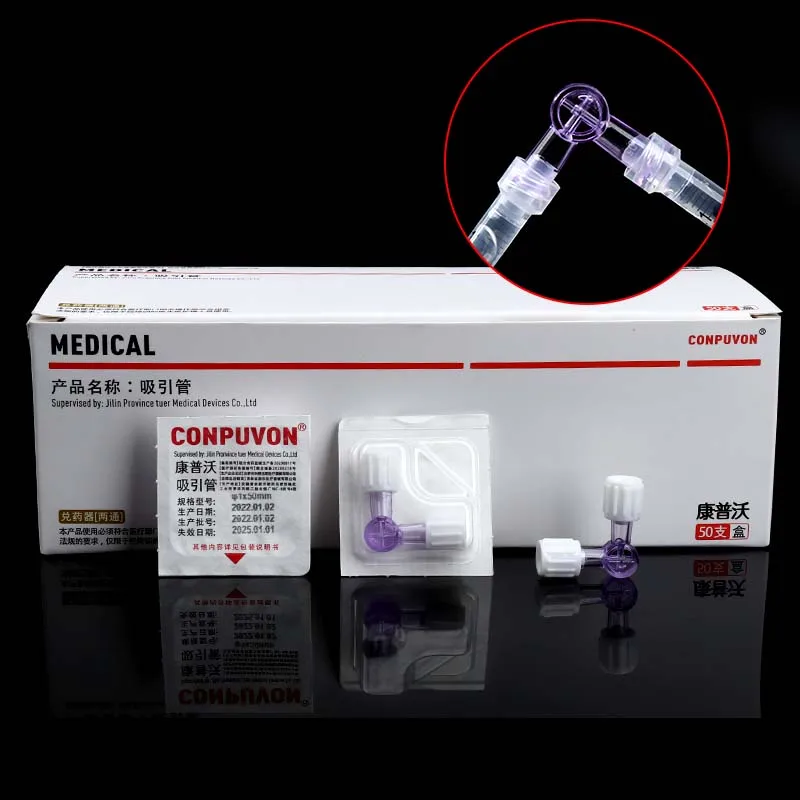 Two-way-suction-tube-syringe-flush-adapter-plug-valve-for-Clinical ...