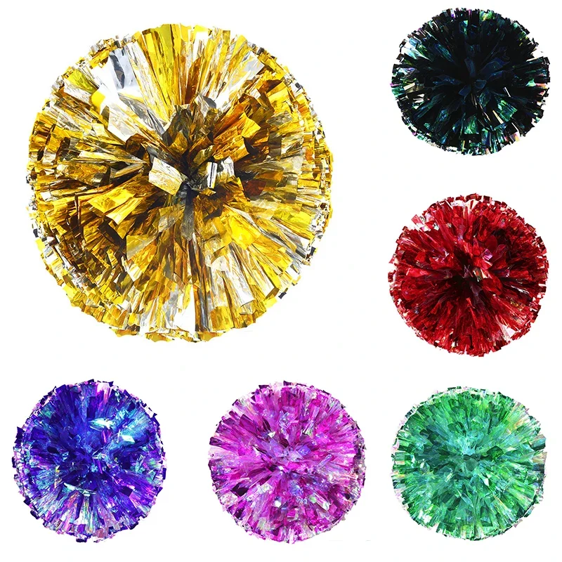 Cheerleading-Pom-Poms-Hand-Finger-Cheer-Balls-Black-and-Blue-Gold ...