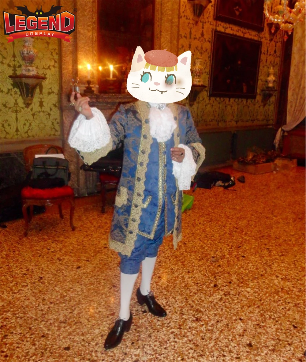 Mens 18th Century Costume Court Suit Victorian Baroque Rococo Costume ...