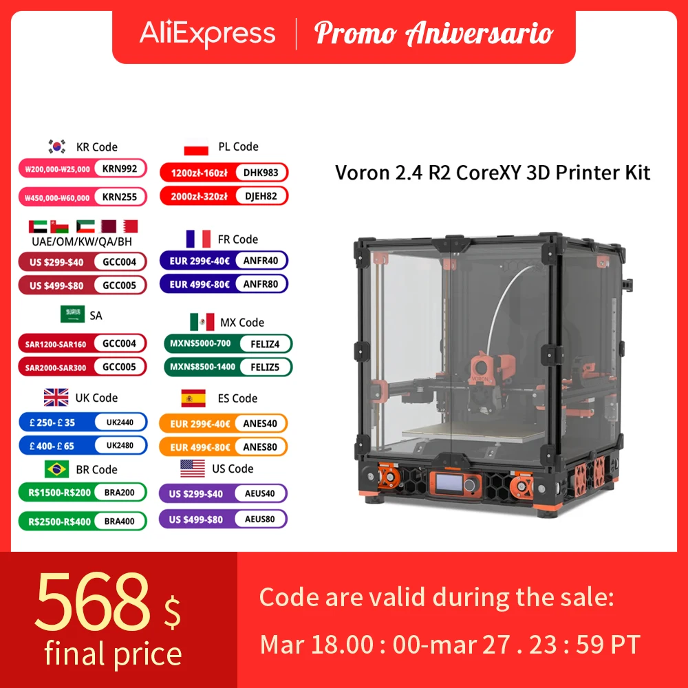 FYSETC-Voron-2-4-R2-3D-Printer-Upgraded-3D-Printer-Parts-with-Klicky ...