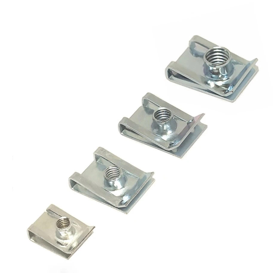 10pcs M4/M5/M6/M8 Car Spring Steel U Type Clips with Thread 8mm 5mm 6mm ...