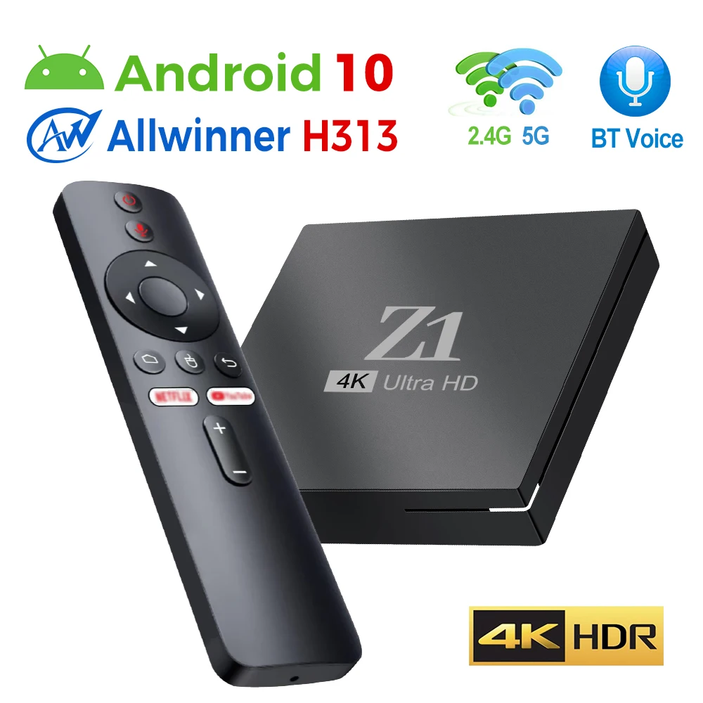 Z1-Smart-ATV-BOX-Allwinner-H313-ATV-Android-10-TV-Box-With-TV-Apps-BT5 ...