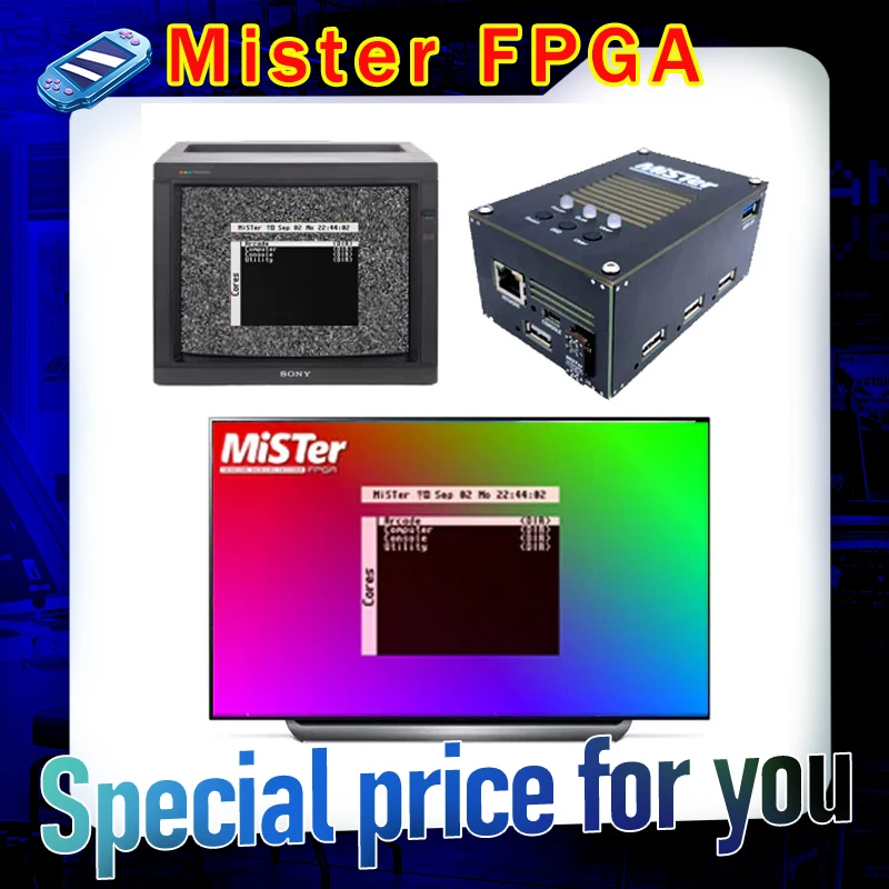 2024-Newest-MiSTer-Project-FPGA-Multi-Platform-Gaming-Mister-FPGA-Kit-Core-Control-Terasic-DE10 ...