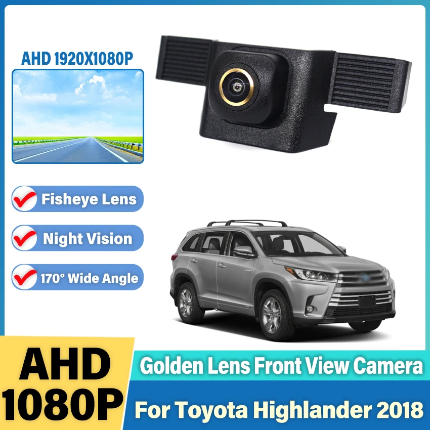 AHD Car Front View Camera HD Fisheye Waterproof Night Vision Logo ...
