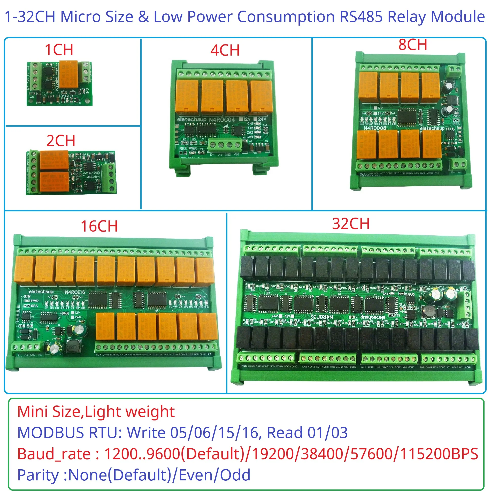 1-32DO-DC-12V-24V-Micro-Size-3A-2A-MODBUS-RTU-RS485-Relay-Board-DIN ...
