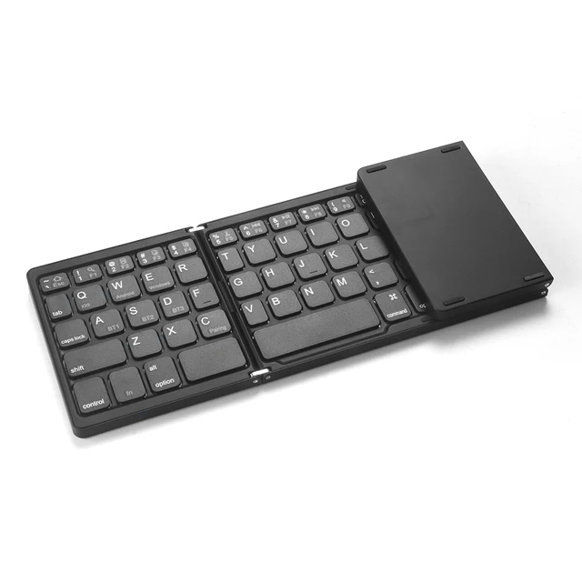 Wireless Folding Keyboard Bluetooth-Compatible Keyboard 81 Keys ...