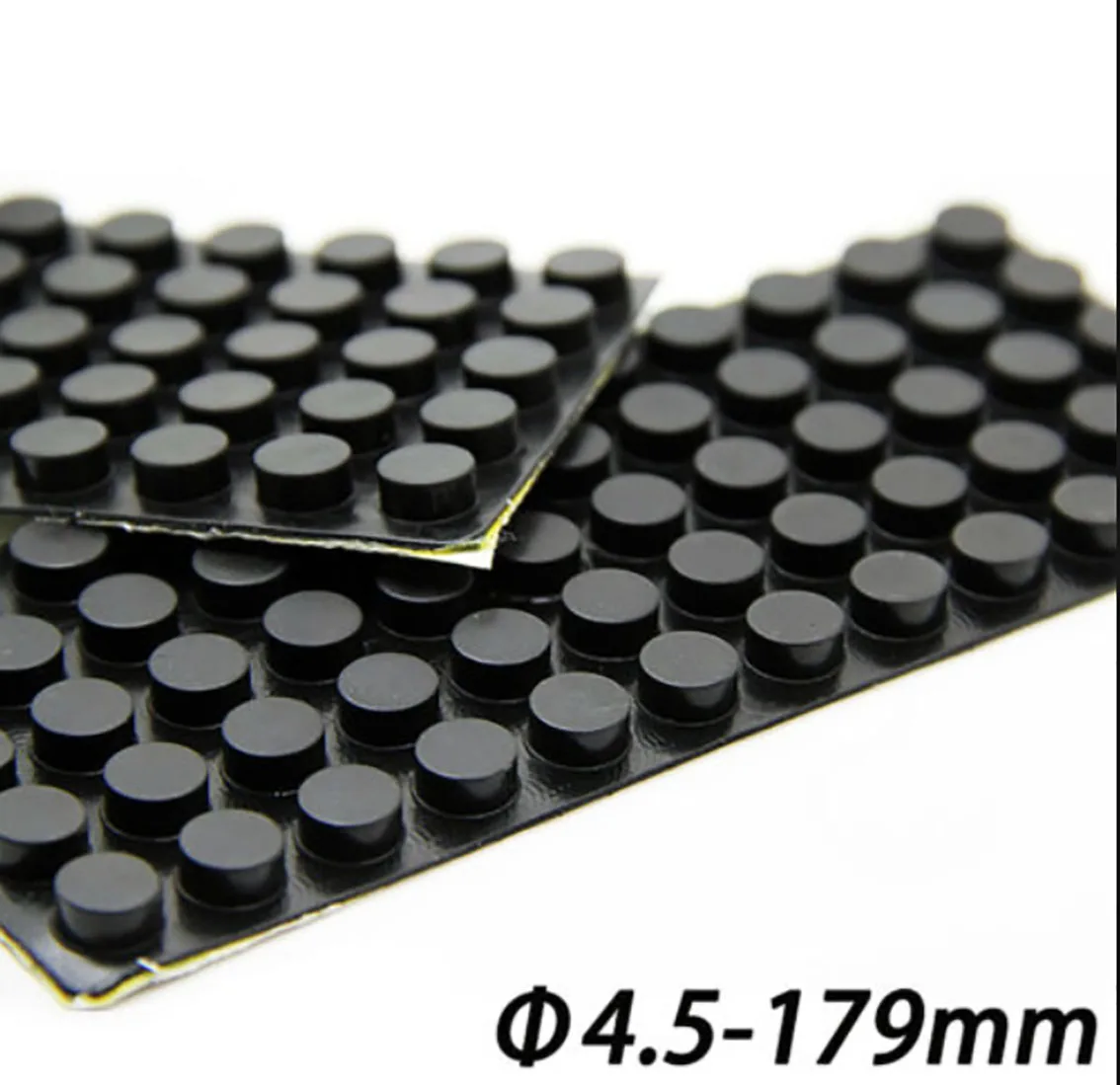 Round-Self-Adhesive-Silicone-Rubber-Feet-Pad-4-5mm-30mm-Furniture ...