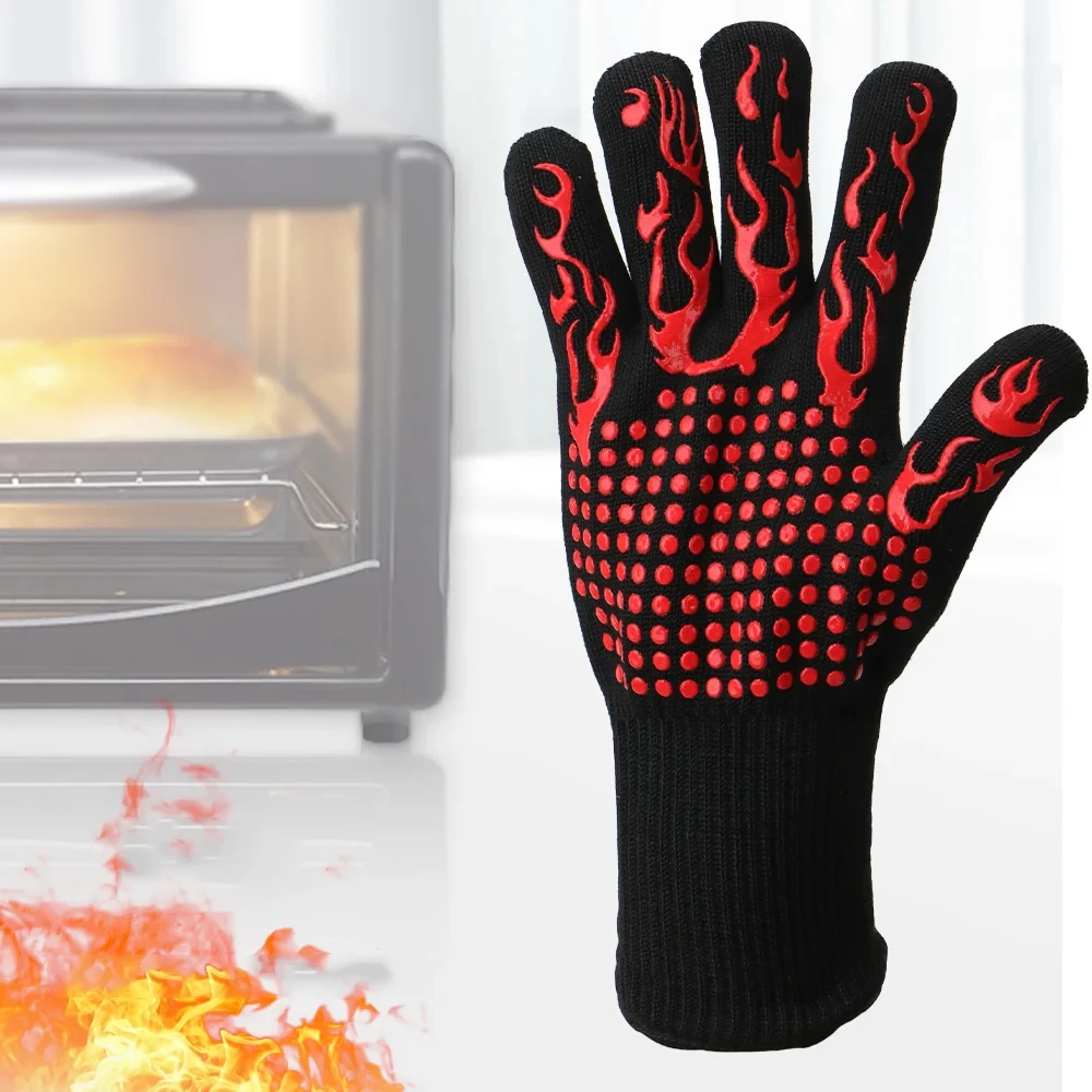1-2pc-Non-slip-Fireproof-Microwave-Oven-Gloves-Extreme-Heat-Resistant ...
