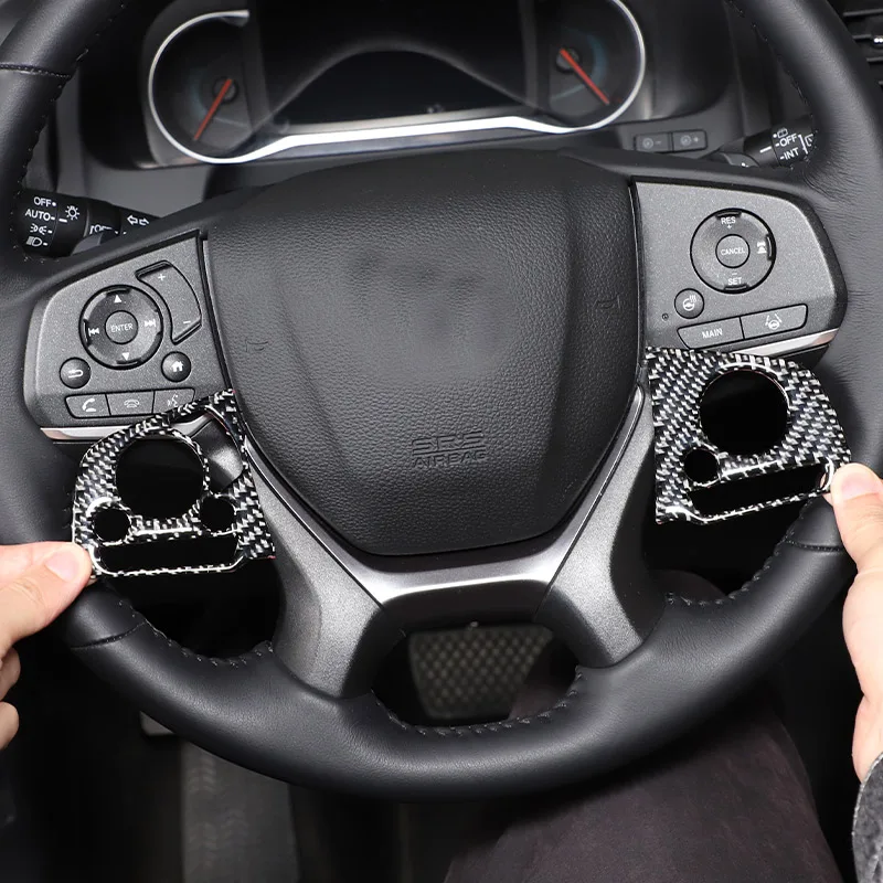 For Honda Pilot 2015 2022 Soft Carbon Fiber Car Styling Steering Wheel ...