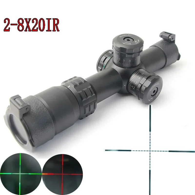 Tactical-Rifle-Scope-Optic-Two-type-2-8x20-Compact-Rifle-Scope-with ...