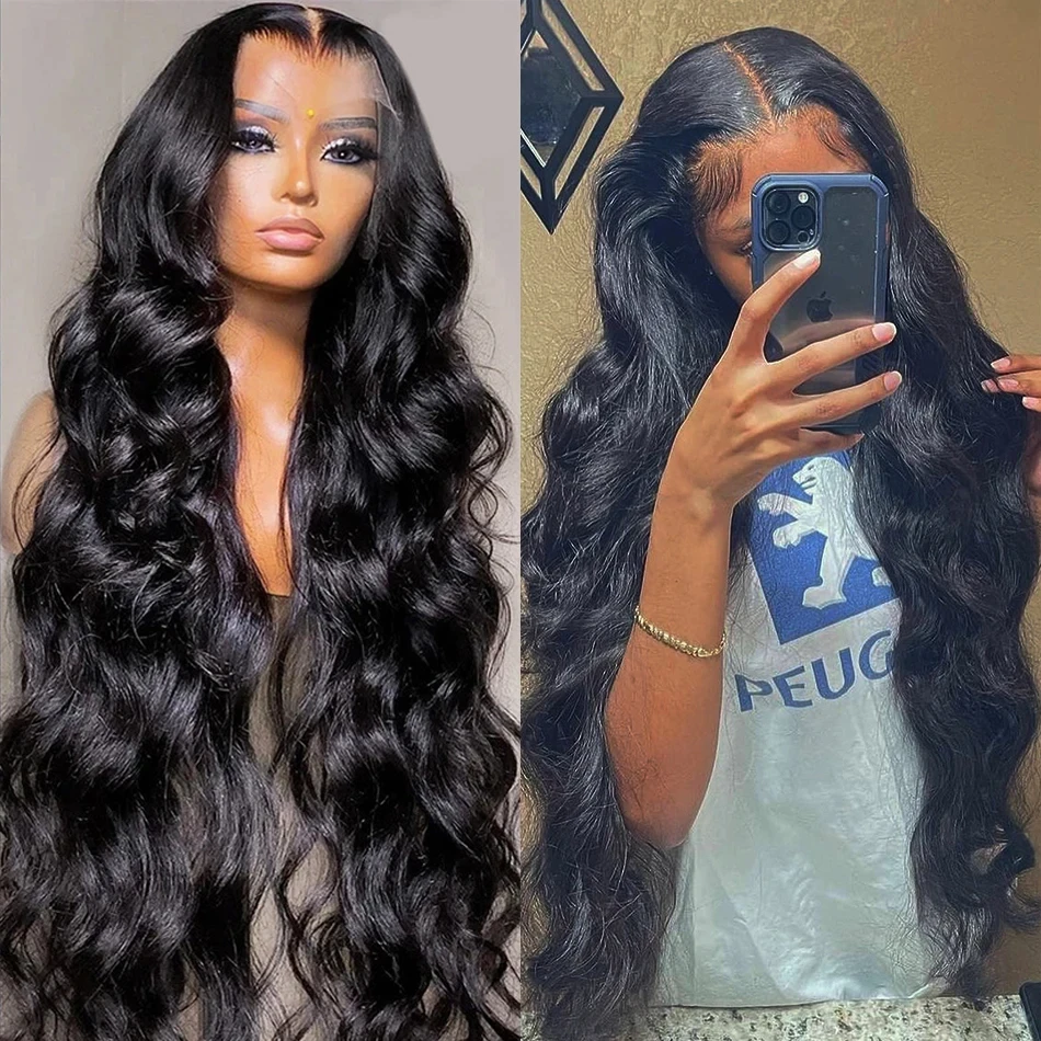 Perruque-Lace-Closure-Wig-Body-Wave-Br-silienne-Naturelle-Cheveux ...
