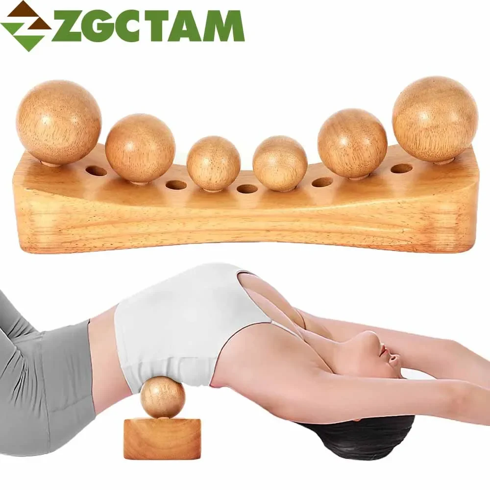 Psoas-Muscle-Release-Tool-Solid-Wood-Lumbar-Spine-Massage-Pillow ...