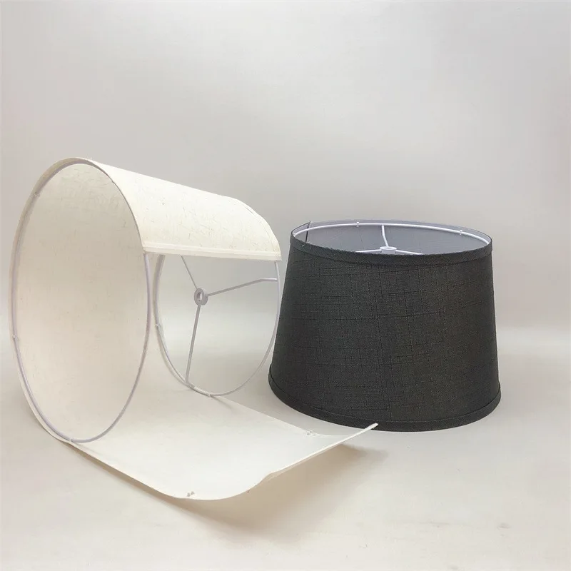 Traditional Designed Fabric Table Lamp Shade Decoration 50w Max White ...