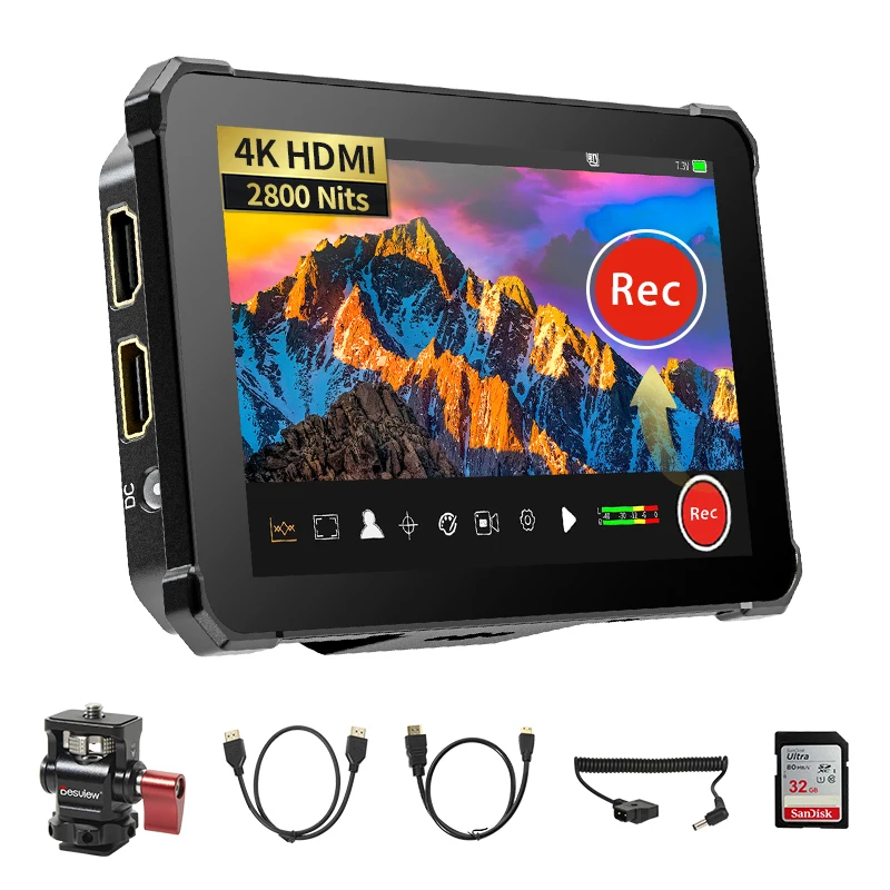 Desview-DSLR-Camera-Field-Monitor-liga-de-alum-nio-Waveform-Vectorscope ...