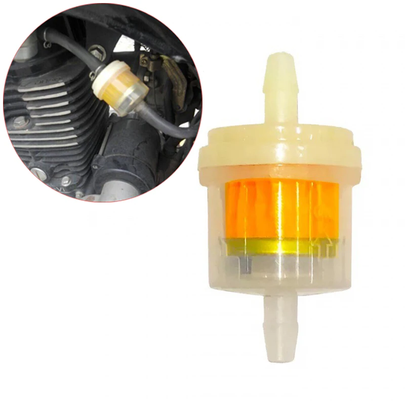 5 Pcs Motorcycle Petrol Gas Fuel Oil Filter For Moped Scooter Dirt Bike ...