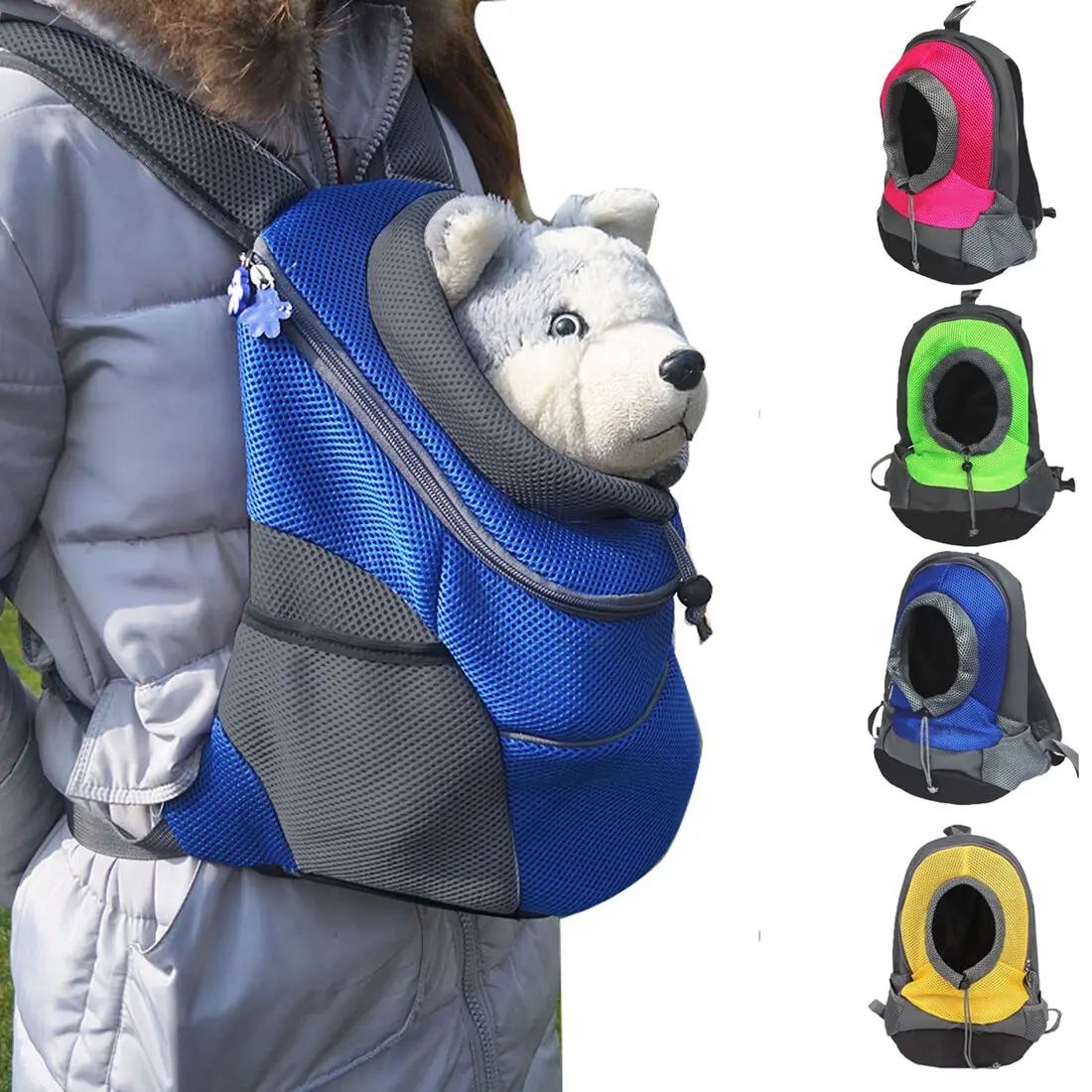 New-Pet-Dog-Carrier-Bag-For-Dogs-Backpack-Portable-Travel-Breathable ...