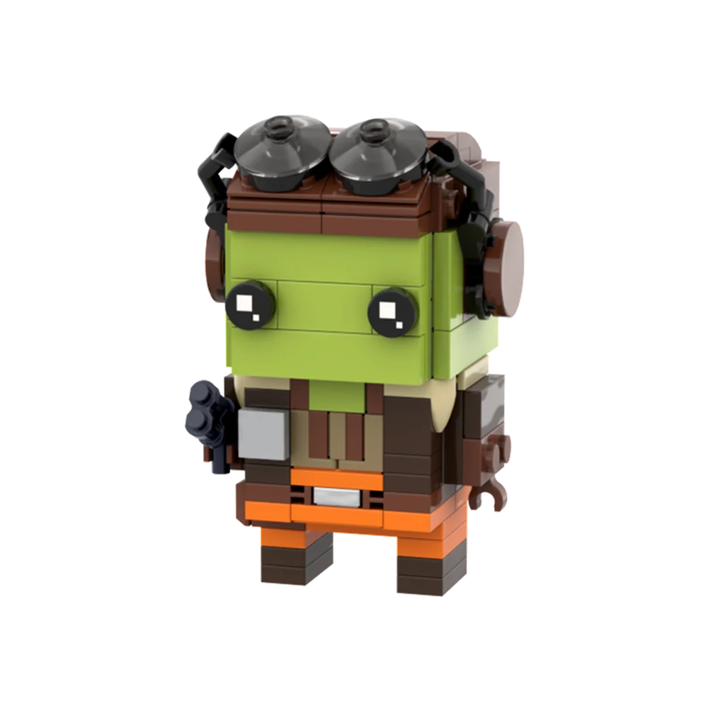 Gobricks-MOC-General-Hera-Syndulla-brickheadz-Building-Blocks-Set-Space ...