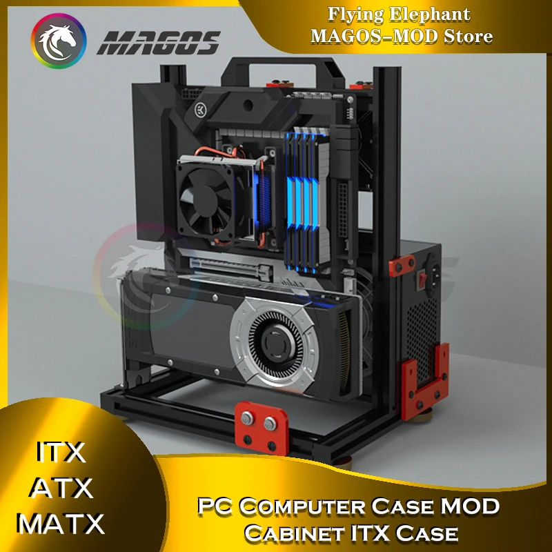 PC-bilgisayar-vaka-MOD-kabine-ITX-durumda-destek-120-240-360-AIO-su-so ...