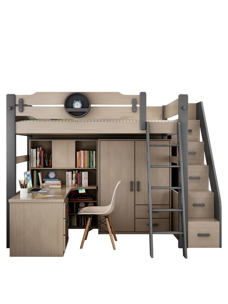Kids Bunk Bed With Desk