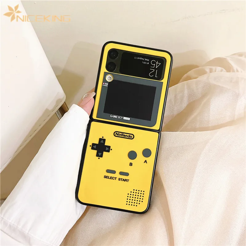3D Antenna Game Boy Phone Case For Samsung Galaxy Z Flip 5 Luxury Hard ...