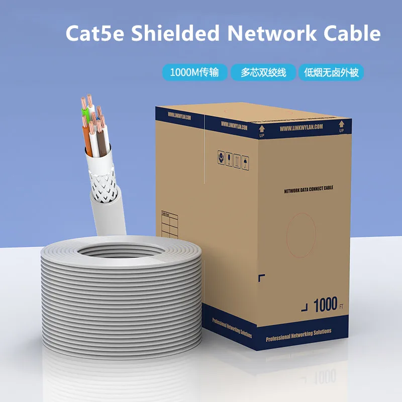 Cabo de Rede RJ45 Cat5e SFTP Duplo Blindado Ethernet Patch Cord ...