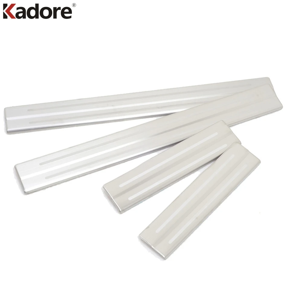 Car Door Sill Guards YZYLYW 4pcs Stainless Steel Car Door Sill ...