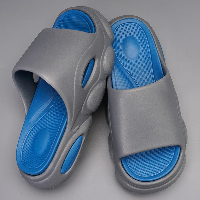 Comwarm Men Summer Platform Slippers Soft Thick Bottom Eva Slippers New ...