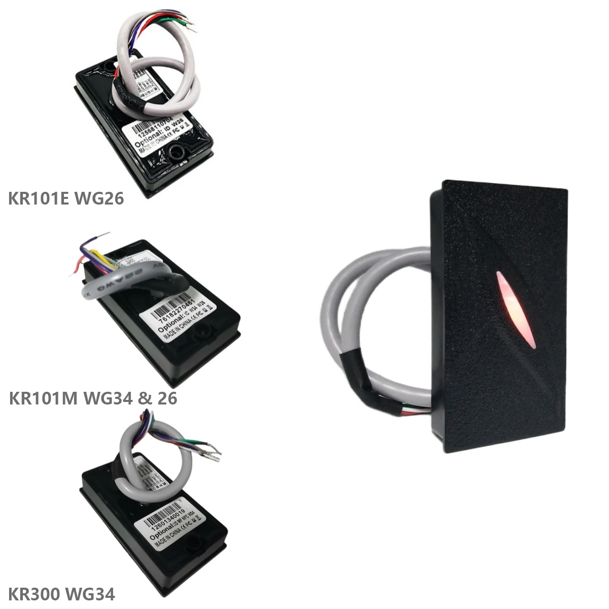 KR101E-KR101M-KR300-Wiegand-26-34-Rfid-125khz-IC-13-56Mhz-NFC-Card-Door ...