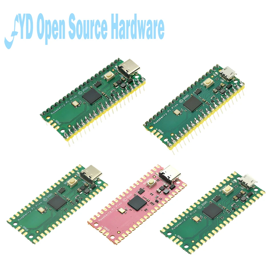 Tablero DE DESARROLLO Raspberry Pi PICO de doble núcleo RP2040 compatible con Cirro TYPE-C ...
