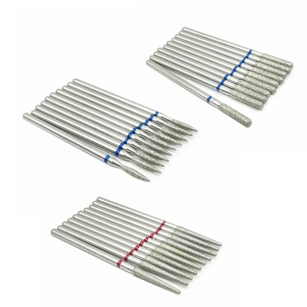 10Pcs-Dental-Diamond-Grinding-Bur-Drill-Bits-Set-Dental-Polishing-Burs ...