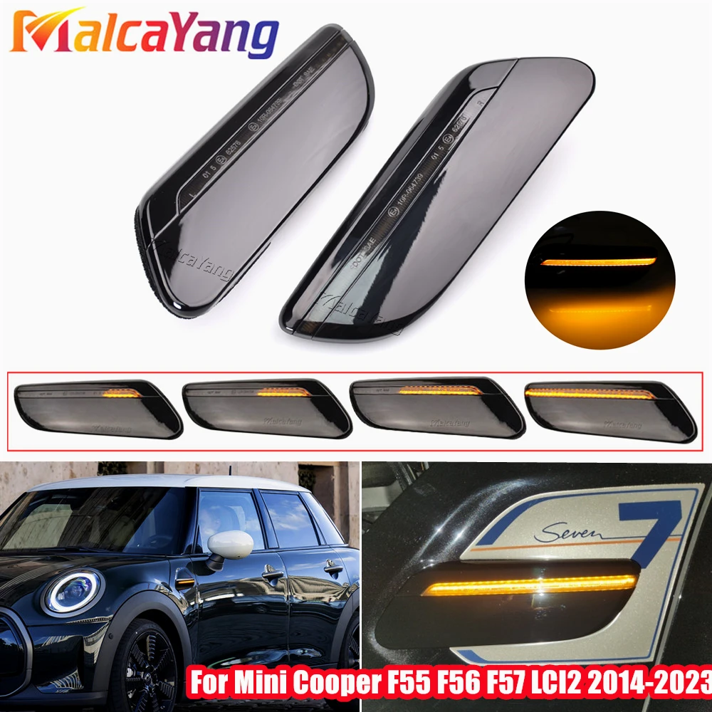 Luces-Led-laterales-frontales-mbar-secuenciales-din-micas-para-Mini ...