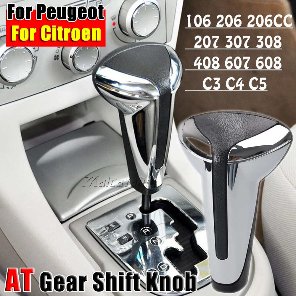 Automatic-Gear-Shift-Shifter-Knob-For-Peugeot-106-206-207-307-308-408 ...