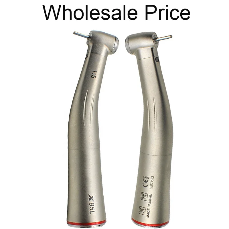 5Pcs Dental X95L Against Contra Angle 1:5 Increasing Speed Handpiece ...