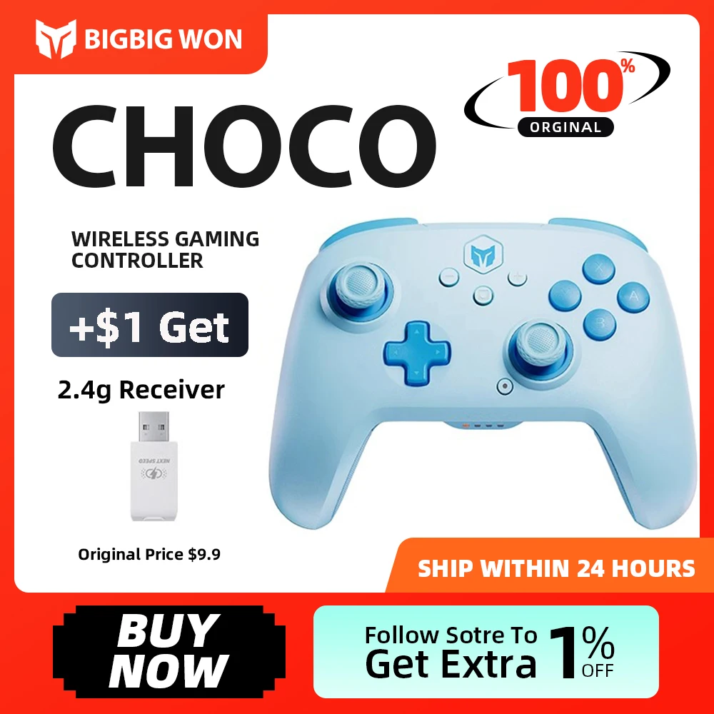 Original-BIGBIG-WON-CHOCO-Bluetooth-Gaming-Gamepad-PC-Controller-Custom ...