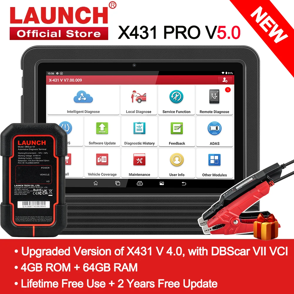 LAUNCH-X431-PRO-V5-0-Car-Diagnostic-Tools-Auto-OBD2-Scanner-Full-System ...