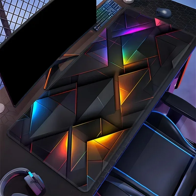 XXL Geometric Pattern Large 3D Gaming Mouse Pad Cool Computer Office ...