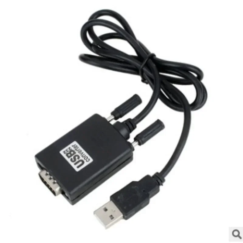 3pcs USB 2.0 To RS232 Serial DB9 9 Pin Male Converter Cable Black 0.8m ...