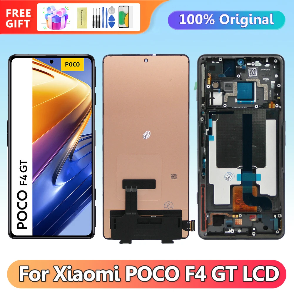 Super Amoled Display Substituição para Xiaomi Poco F4 GT, LCD Tela de ...