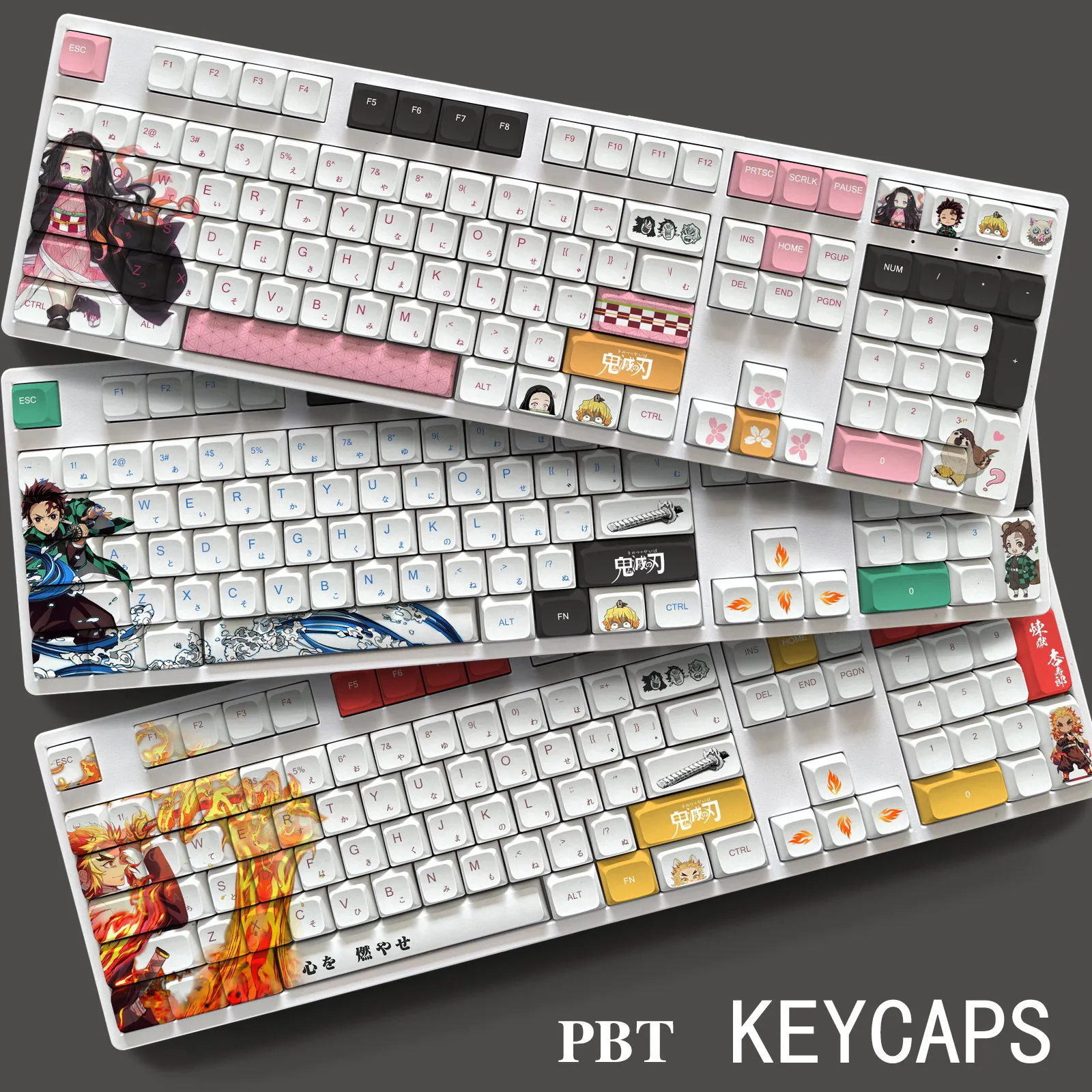 Demon-Slayer-Pbt-Material-Keycaps-Set-for-ANSI-Mechanical-Keyboard-XDA ...