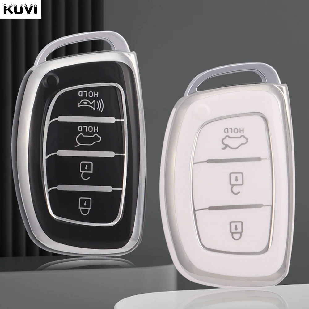 3-4-Button-TPU-Car-Smart-Key-Case-Cover-For-Hyundai-Tucson-Santa-Fe ...