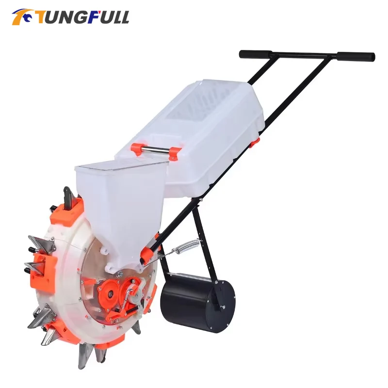 Hand-push-Roller-Corn-Planter-Wheel-rolling-Corn-Peanut-Soybean-Seeder ...