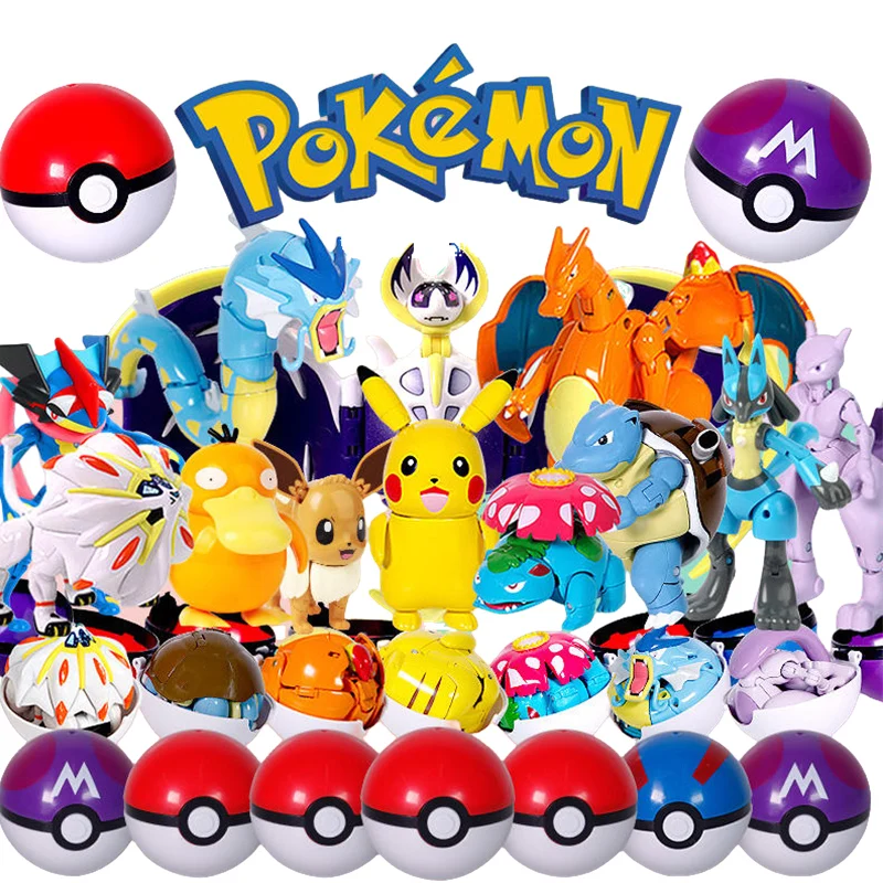 ZhuangChen-Original-POKEMON-Figures-Toy-Charizard-Pokeball-Pikachu ...